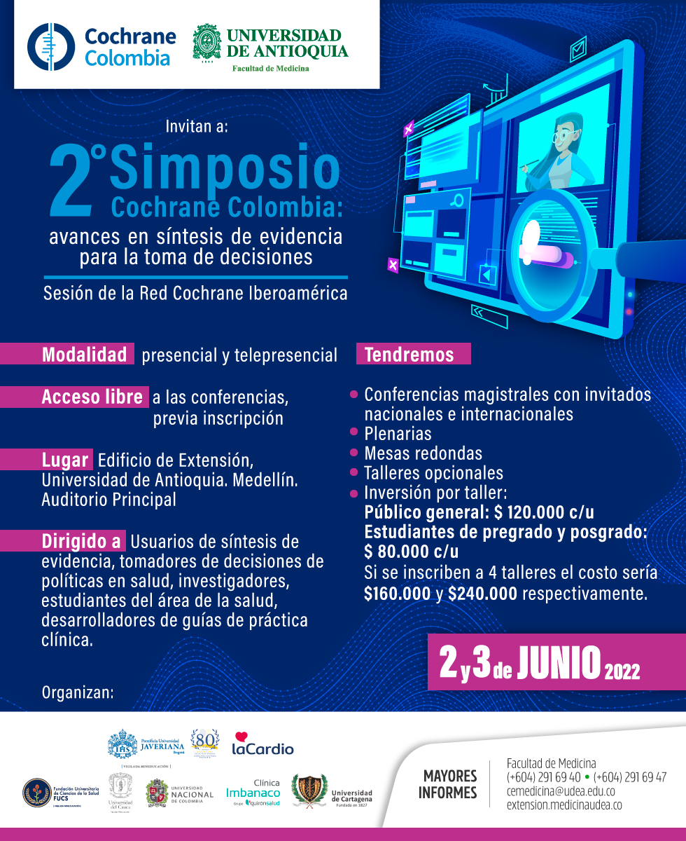 Trabajos aceptados 2do Simposio Cochrane Colombia | Cochrane Colombia